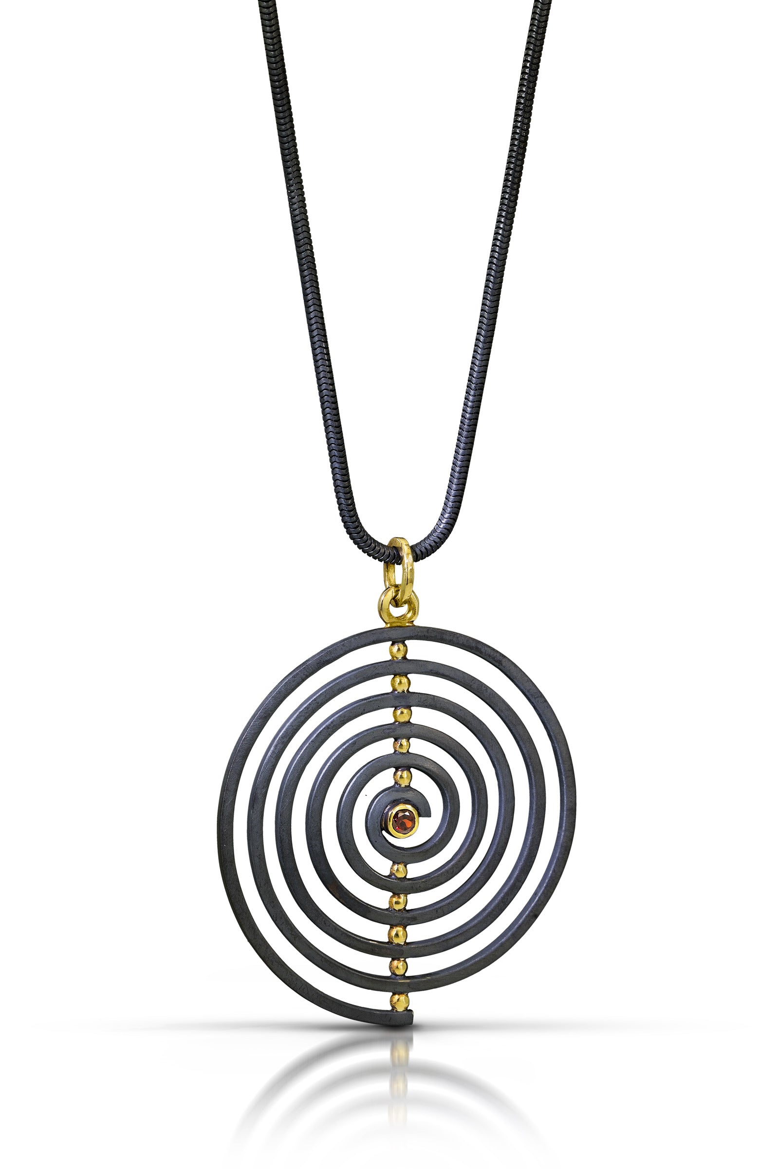 Spiral pendant necklace store